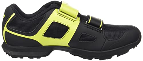 Giro Berm Cycling Shoe - Men's Black/Citron Green 47