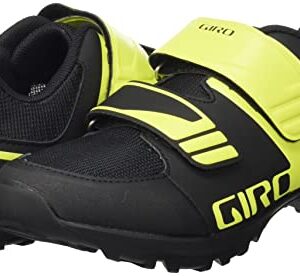 Giro Berm Cycling Shoe - Men's Black/Citron Green 47