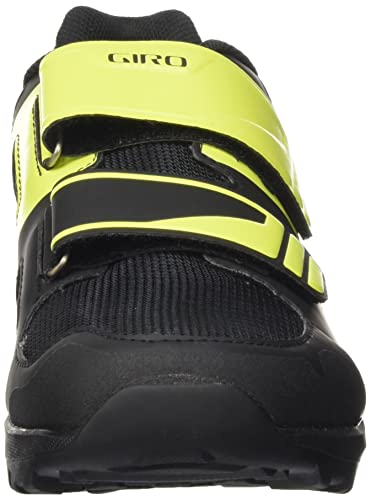 Giro Berm Cycling Shoe - Men's Black/Citron Green 47