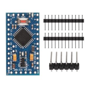 AITRIP 5 Pack PRO Mini Atmega328P-AU 5V/16MHz Development Board Microcontroller Bootloadered with Pin Headers for Arduino (5pcs)