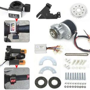 Electric Drive Bike Conversion Kit Thumb Kit Twist Kit Mountain Bike Conversion Custom 24V 36V 250W 350W E-Bicycle Kit E-Bike Motor Set Homemade DIY Electrci Bicycle (350W 36V Thumb Kit)