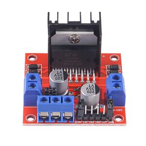 ALMOCN 5PCS L298N Motor Drive Controller Board Stepper Motor Control DC Dual H-Bridge Module for Arduino Smart Car MEGA R3 Mega2560