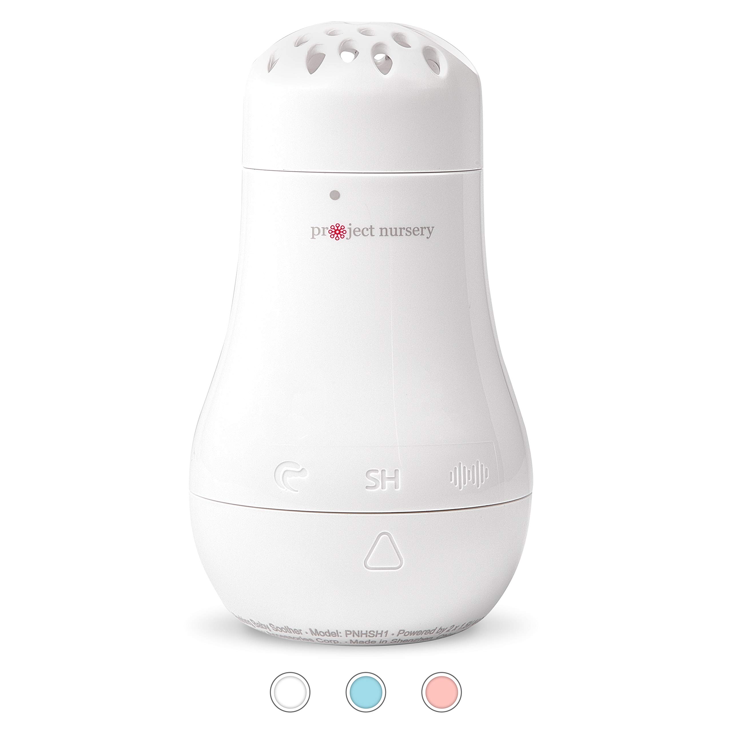 Baby Husher Baby Sound Machine - from Project Nursery. White Noise Machine for Babies. Made for Moms, by Moms, to Shush, Soothe & Hush Your Baby to Dreamland.