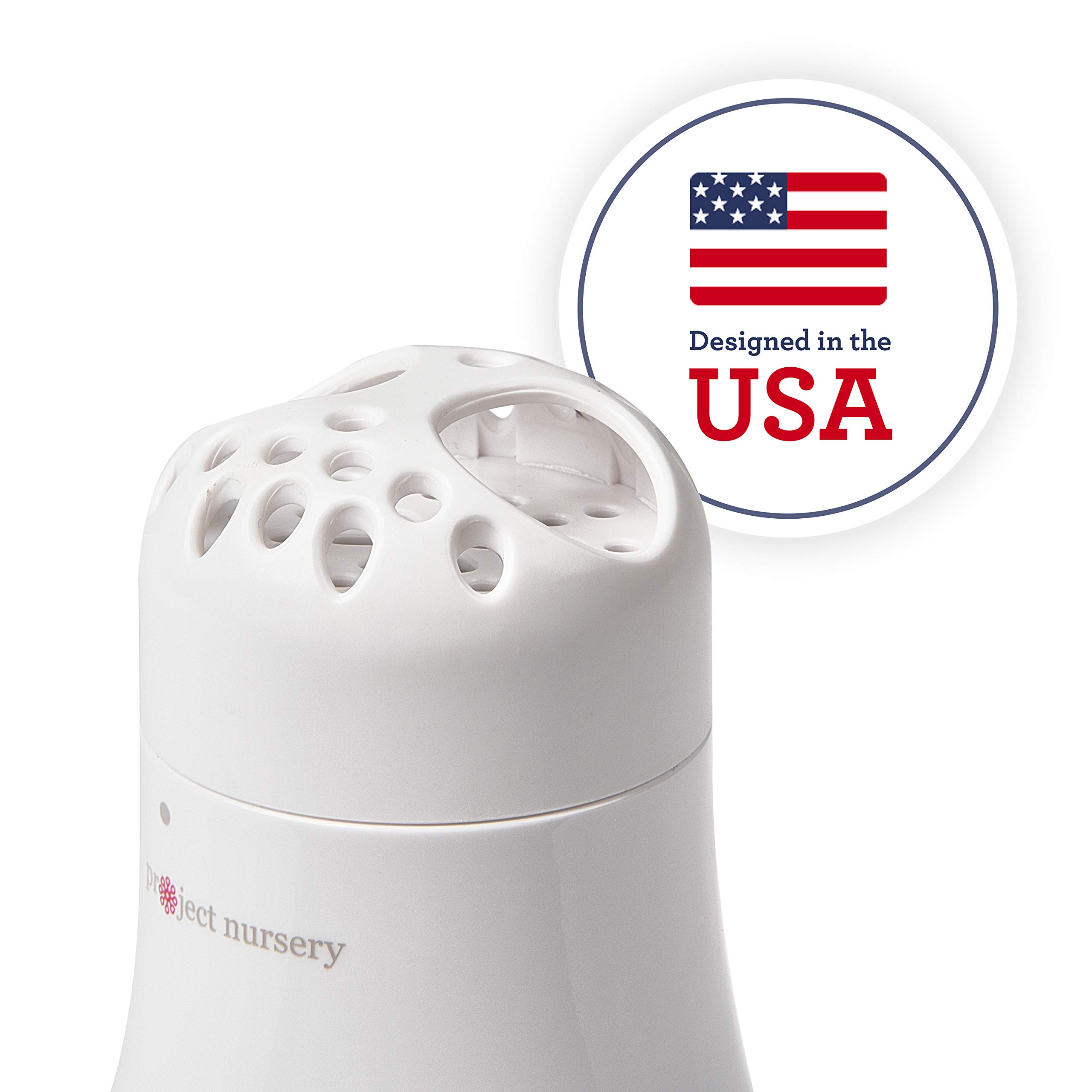 Baby Husher Baby Sound Machine - from Project Nursery. White Noise Machine for Babies. Made for Moms, by Moms, to Shush, Soothe & Hush Your Baby to Dreamland.