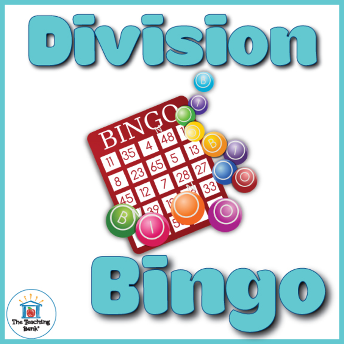 Division Basic Facts Bingo Game