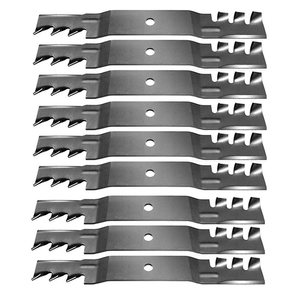 Stevens Lake Parts Set of 9 New Toothed Mulching Blade Fits Toro 3 for 50", TIME Cutter Z, Z5000 Models Interchangeable with 110-6837-03, 112-9759-03, 115-5059, 115-5059-03