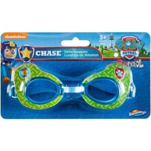 SwimWays Value Pack, Deluxe Swim Goggles, and Kickboard Paw Patrol, Chase