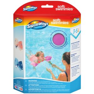 SwimWays Value pack, Fish Face Guppy Goggles ,Soft Swimmies, and Mermicorn Kick Trainer, Learn to Swim Kickboard