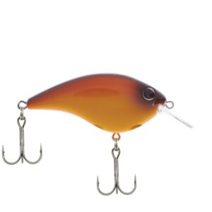 berkley frittside fishing lure, spray tan, 5 biggun’ (3/7 oz), 2 4/5in | 7cm crankbaits, classic flat side profile mimics variety of species and creates flash, equipped with sharp fusion19 hook