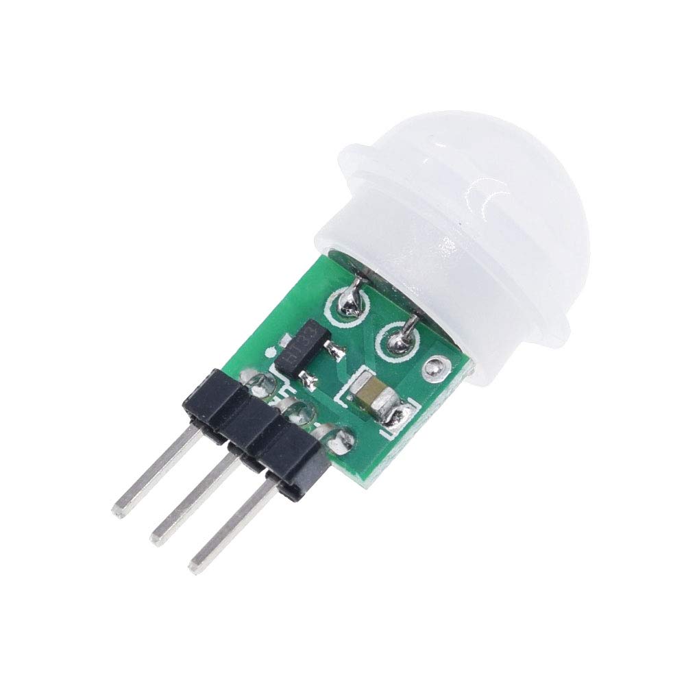 ALAMSCN 6PCS AM312 Mini IR Human Sensor Module HC-SR312 Pyroelectric PIR Infrared Motion Automatic Detector for Arduino + Dupont Wire