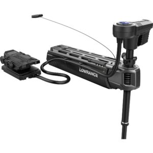 lowrance ghost - freshwater trolling motor, 52" shaft, bow mount, 97/120 lbs thrust with configurable foot pedal, hdi sonar