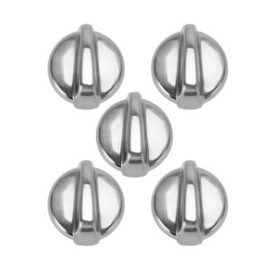 only fire WB03T10325 Burner Control Knobs for General Electric GE Range Stove Knobs Replace 2691864 PS3510510, 5 Pack