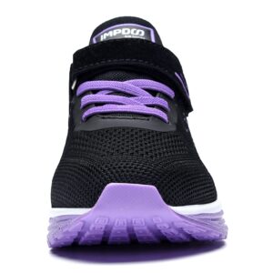 PERSOUL Air Shoes for Boys Girls Kids Children Tennis Sports Athletic Gym Running Sneakers (Violet Size 3 Child)