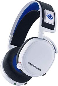 steelseries arctis 7p wireless - lossless 2.4 ghz wireless gaming headset - for playstation 5 and playstation 4 - white - playstation 5