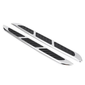 air flow vent,2pcs car exterior hood side door air flow vent cover intake grille decorative trim sticker