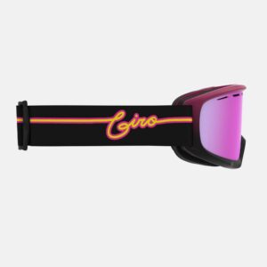 Giro Index OTG Adult Snow Goggles - Pink Neon Lights Strap with Vivid Pink Lens (2021)