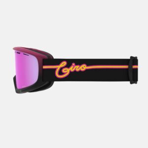 Giro Index OTG Adult Snow Goggles - Pink Neon Lights Strap with Vivid Pink Lens (2021)