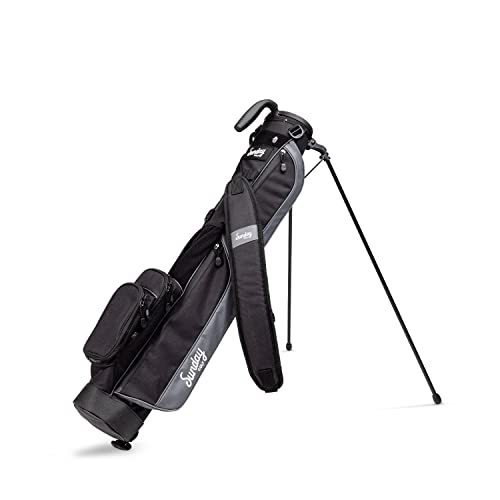 Sunday Golf Loma Bag – Holds 5 to 7 Clubs – Ultra Lightweight Sunday Carry Bag with Strap Stand – Golf Stand Bag for The Driving Range, Par 3 and Pitch n Putt Courses, 31 Inches Tall