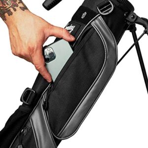 Sunday Golf Loma Bag – Holds 5 to 7 Clubs – Ultra Lightweight Sunday Carry Bag with Strap Stand – Golf Stand Bag for The Driving Range, Par 3 and Pitch n Putt Courses, 31 Inches Tall