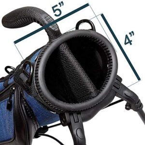 Sunday Golf Loma Bag – Holds 5 to 7 Clubs – Ultra Lightweight Sunday Carry Bag with Strap Stand – Golf Stand Bag for The Driving Range, Par 3 and Pitch n Putt Courses, 31 Inches Tall