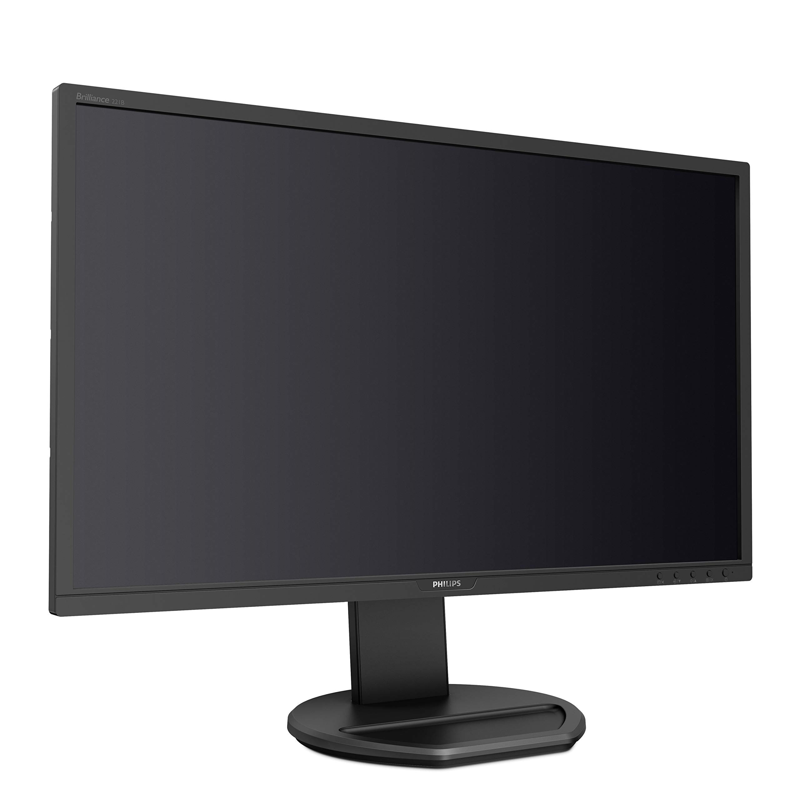 Philips Computer Monitors Philips 221B8LJEB 22" Monitor, Full HD, USB hub, Speakers, Height Adjustable, VESA, TCO Edge, Black (Renewed)