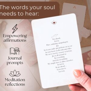 Daily Affirmation Cards for Women - Motivational Cards, Positive Affirmations Cards. Inspirational Manifestation Cards, Thoughtful Spiritual Gifts for Women, Self Care Inspirational Gifts for Women