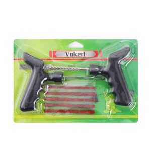 vakert tire repair kit tool t-handle string rubber plugs for cars trucks motorcycles