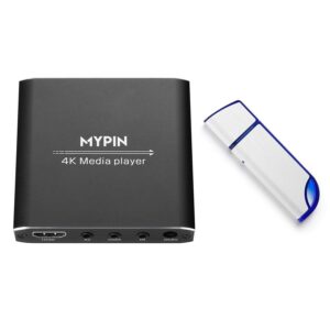 4k media player and 32gb usb flash drive