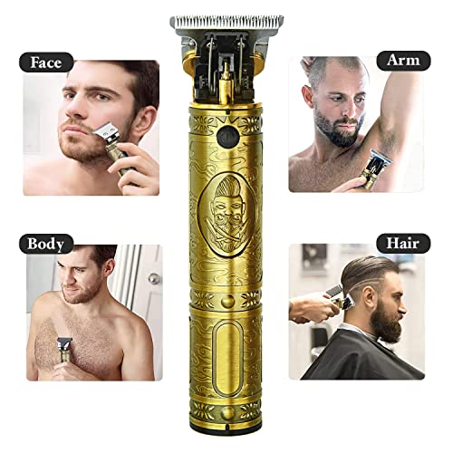 ROCKUBOT Professional Hair Trimmer for Men,Cordless Hair Clippers for Men Professional,Zero Gapped Trimmers T Blade Trimmer,Edgers Clippers for Men,Hair Cutting Kit Rechargeable