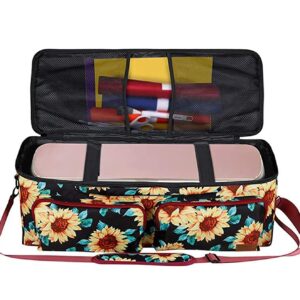 Natur@cho Carrying Case Bag Compatible for Explore Air 2, Cricut Maker, DIY Cutting Machine Storage Bag, Silhouette Cameo 3 and 4, Scrapbooking Die-cut Machine Travel Organizer Accessories