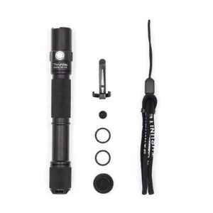 ThruNite LED Flashlight Neutral White, Archer 2A V3 450 Lumens Portable EDC AA Flashlight with Lanyard, IPX8 Water-Resistant Dual Switch Outdoor Light for Hiking, Camping, Everyday Use - Black NW