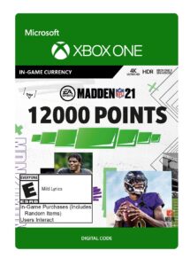 madden nfl 21: 12000 madden points - xbox one [digital code]