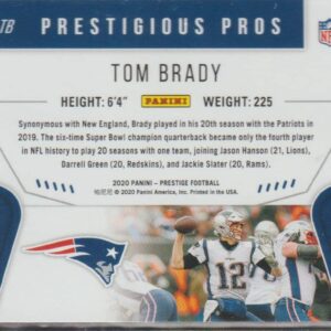 2020 Prestige Prestigious Pros #1 Tom Brady