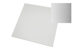 craft uk 12 x 12 inch 300 gsm 2356 12x12 hammered card, white