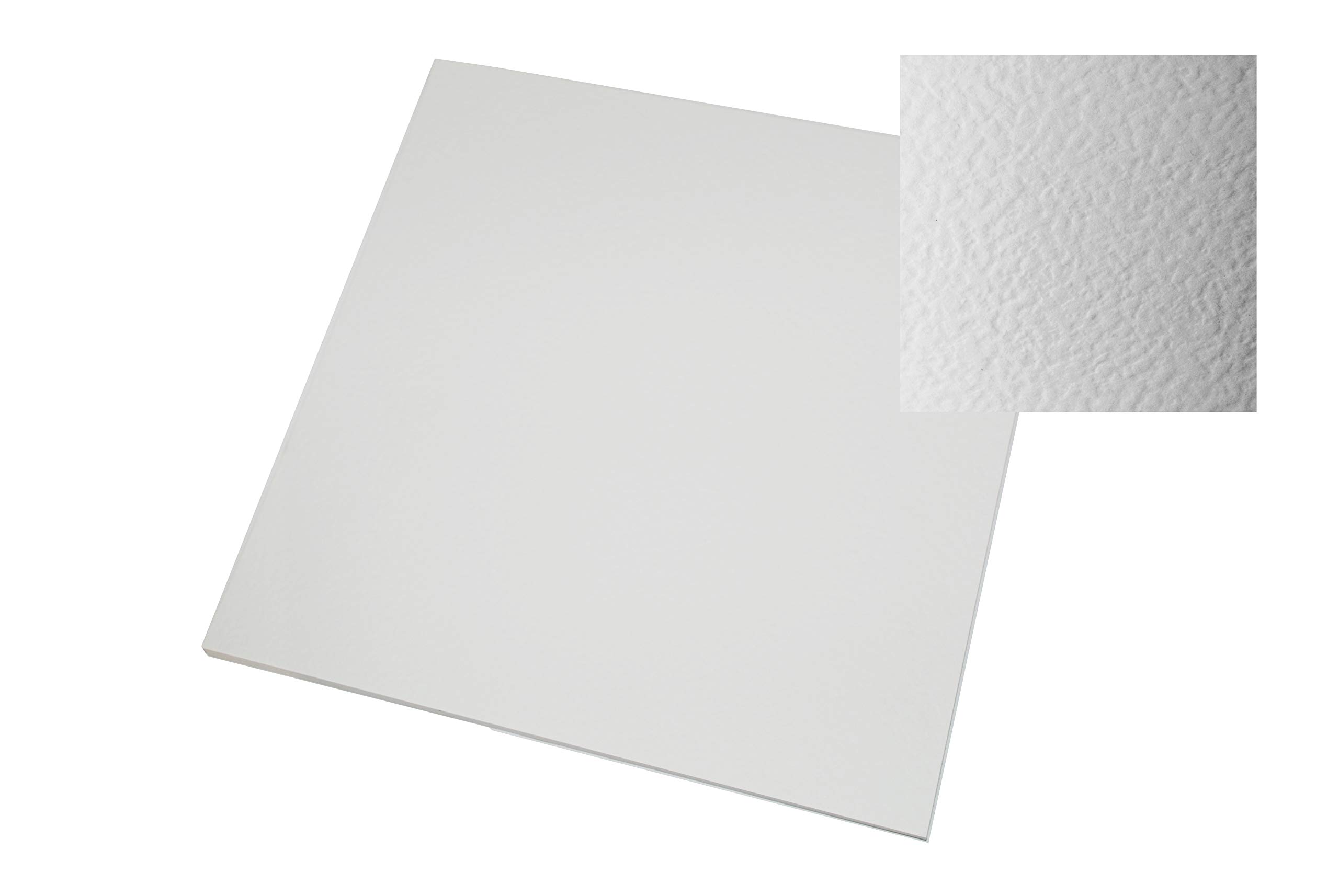 Craft UK 12 x 12 inch 300 GSM 2356 12X12 Hammered Card, White