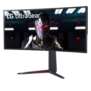 LG 34” 34GN85B-B Nano IPS 1 ms QHD Curved Ultragear™ Gaming Monitor with 160Hz Refresh Rate, VESA Display HDR400, AMD FreeSync™ Premium & G-SYNC Compatible