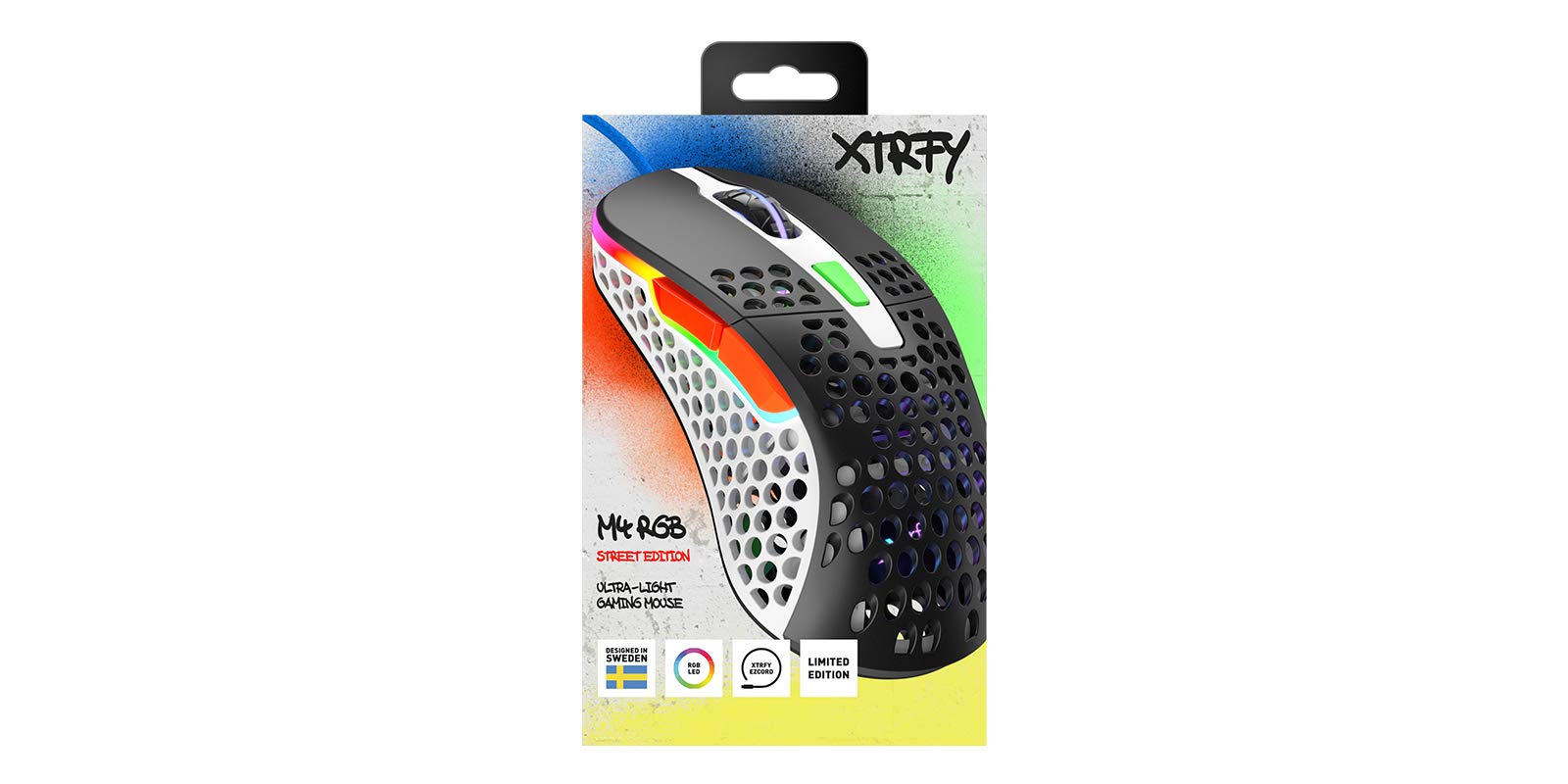 Xtrfy M4 RGB Street Edition - Ultra Light Gaming Mouse