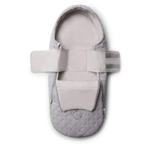 Bugaboo Newborn Inlay - Footmuff Suitable from Birth up to 6 Months - Light Grey Melange