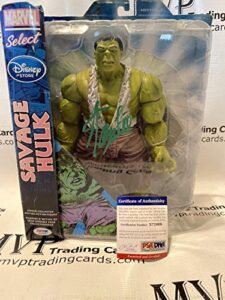 psa/dna stan lee autograph marvel select savage hulk action figure