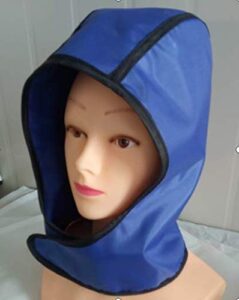 x-ray protection lead cap hood with thyroid shield,radiation safety leaded protector hat, for x-ray mri ct, 0.5mm pb