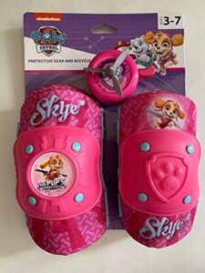 paw patrol skye protective bike gear & bell