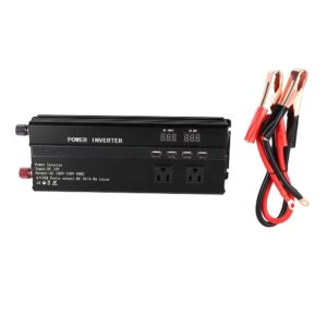 universal pure sine wave power inverter car power inverter, with lcd display car power converter, car adapter for power supply auto