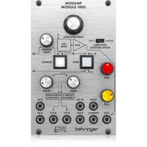 behringer modamp module 1005 legendary 2500 series ring modulator and vca module for eurorack