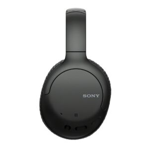 Sony WHCH720NWireless Bluetooth Noise Canceling Over-The-Ear Headphones (Black) Bundle with Headphone Hanger Mount with Built-in Cable Organizer (2 Items)