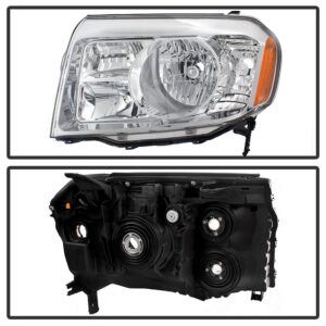 ACANII - For 2009-2011 Honda Pilot Factory Style Headlights Headlamps Assembly Pair Replacement Driver + Passenger Side