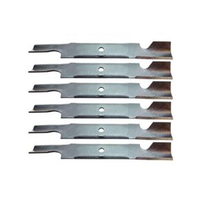 stevens lake parts set of 6 lawn mower blade fits toro 74830 74841 74845 74851 74855 74871 models 117-7277-03 14803 14803-a