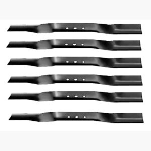 stevens lake parts set of 6 rolled air-lift blade fits toro 21" super recycler lawnmowers models 108-3762-03 108-3762-03p 108-3762-s 93-4106-03