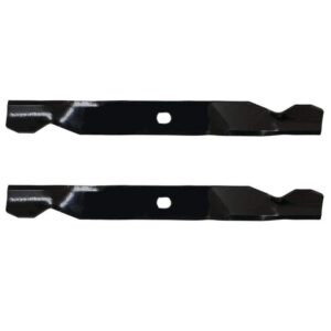 set of 2 notched high-lift blade fits toro 34087 34343 c 34089 c 34342 models 1910197 1910917 1910917-a 1910917001 1910917001-a 191097001 310-540 310-540-a