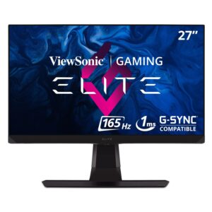 viewsonic elite xg270q 27 inch 1440p 1ms 165hz gaming monitor with gsync compatible, vesa displayhdr 400 and advanced ergonomics for esports