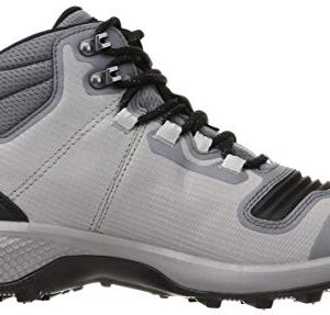 KEEN Men's Tempo Flex Mid Height Lightweight Waterproof Hiking Boot, Drizzle/Black, 12